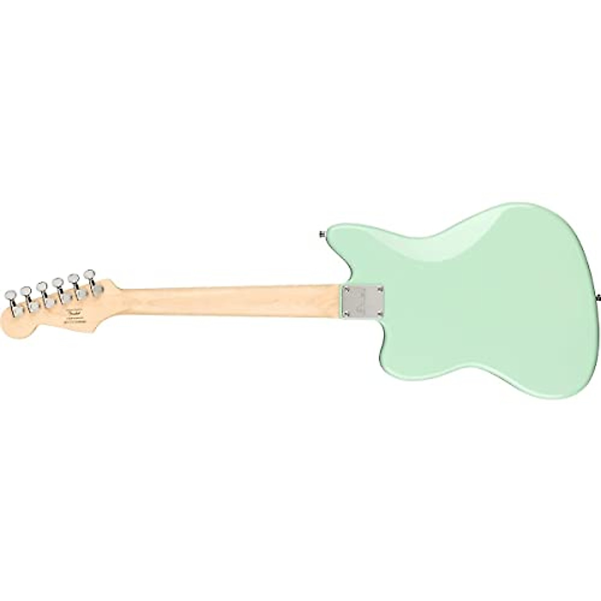 Squier Mini Jazzmaster Electric Guitar, with 2-Year Warranty, Surf Green, Maple Fingerboard