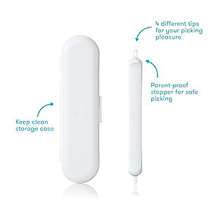 Frida Baby 3-in-1 Nose, Nail + Ear Picker by Frida Baby the Makers of NoseFrida the SnotSucker, Safely Clean Baby's Boogers, Ear Wax & More