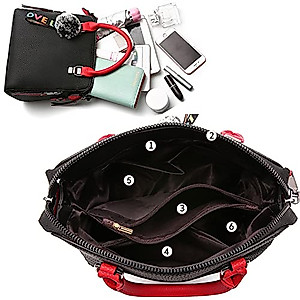 YAQUNICER Small Top-Handle Handbags Hobo Clutch Satchel for Women Purse Faux Leather Shoulder Crossbody Bag-Brown