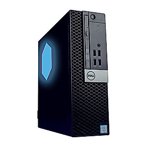 Dell Optiplex 5050 (RGB) Desktop Computer | Quad Core Intel i5 (3.2) | 8GB DDR4 RAM | 500GB SSD Solid State | Windows 10 Professional | 22in LCD Monitor | Perfect Family Computer (Renewed)