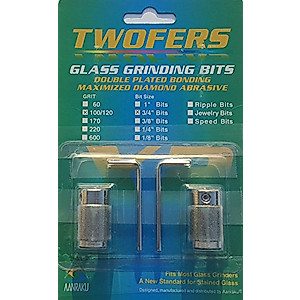 Aanraku 3/4" TWOFERS 2 bit set - 100/120 regular grit
