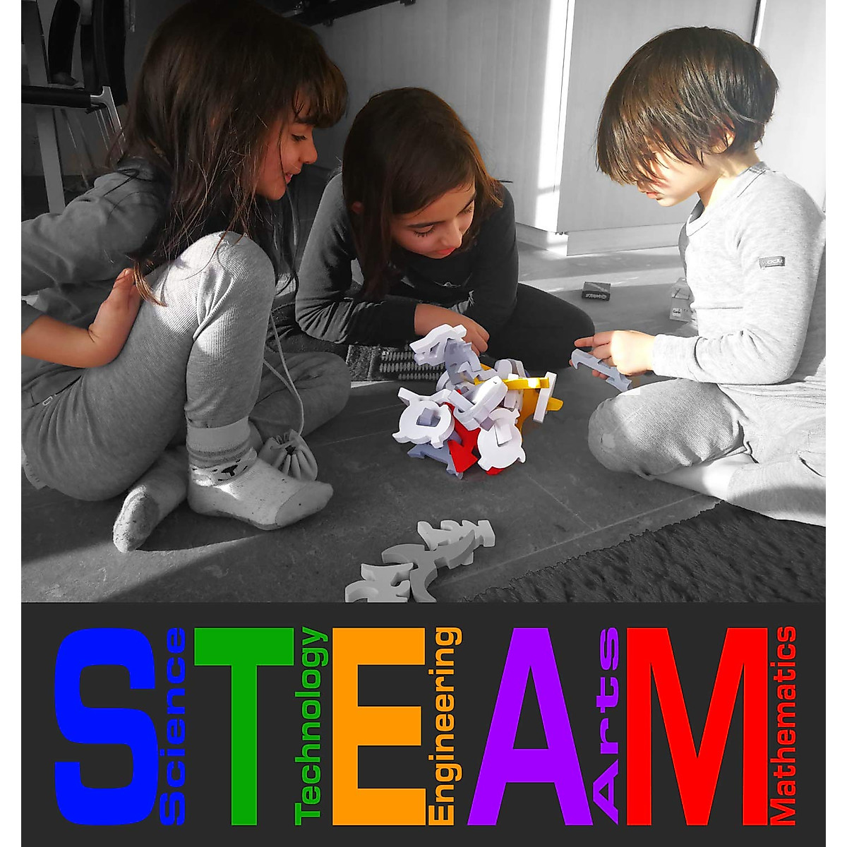 Funsparks Quaggle Stacking Balance Game - Wood Blocks - Premium Suspend Game - STEM Toy, 2 to 12 Players for Kids, Adults, Family