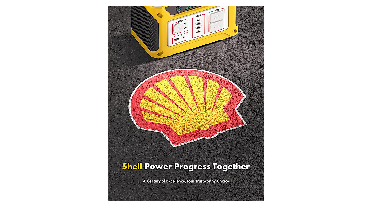 Shell 500W Portable Power Station - 583Wh Solar Generator for Camping ...