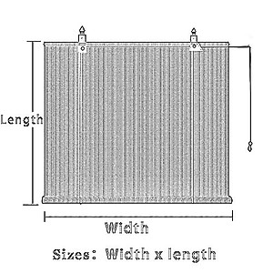 LJIANW Sun Shade Sail, Roller Shade Blinds Translucent Sun Shade Sunscreen Heat Insulation Privacy Protection for Gazebo Deck Balcony, 45Sizes (Color : Beige, Size : 75x225cm)