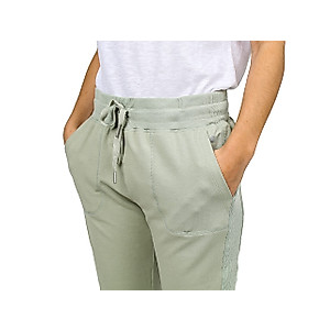 Apana Ladies Sojourn Jogger Active Yoga Sweatpants Clothing (Deep Sage, Medium)