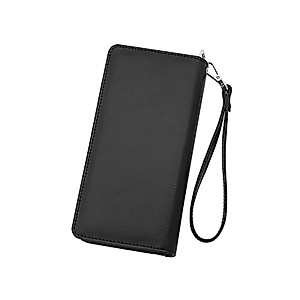 Wallets for Women,Fierce Nine-Tailed Fox,Genuine Leather Credit Card Holder with RFID Blocking Large Capacity Wristlet Coin Purse