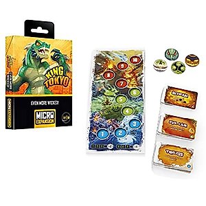 IELLO King of Tokyo: Micro Expansion - Wickedness Gauge! - Iello Games, Ages 10+