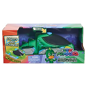 PJ Masks Light Up Racer, Gekko-Mobile, Kids Toys for Ages 3 Up by Just Play