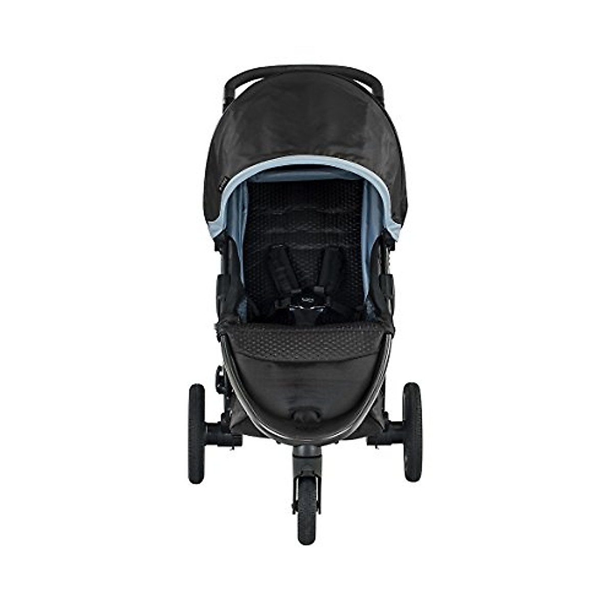 Britax B-Free Stroller, Frost - All Terrain Tires - Adjustable Handlebar - One Hand Fold - Large UV50 Canopy