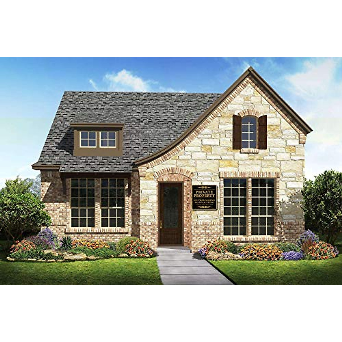 ZHGSERVU No Trespassing Signs Private Property No Soliciting Warning Sign 12” x 12” Heavy 0.40 Aluminum Rust Free Safety Sign Protect Your Property Weatherproof Black/Gold