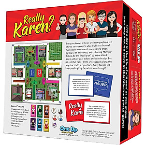 Really Karen? Board Game - Become a Karen as You Argue Your Way Around Town in This Hilarious Party Game. Ages 14 and up.