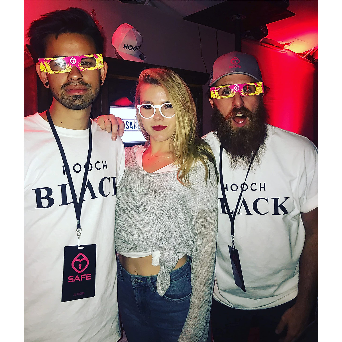 HI-LITES Special Effect Glasses- Smile Effect Lenses (Clear)- Designer Style