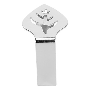 HYEIUIRA 10Pcs Tablecloth Clips Stainless Steel Leaf Style Anti Slip Multi Function Table Cloth Holders for Family Party Cafe (Silver)