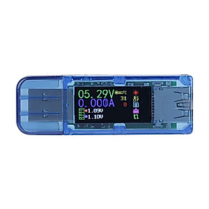 RuiDeng AT34 USB 3.0 Color, usb tester usb meter fnb38 LCD Tester,Voltmeter Ammeter Multimeter Charger USB Tester