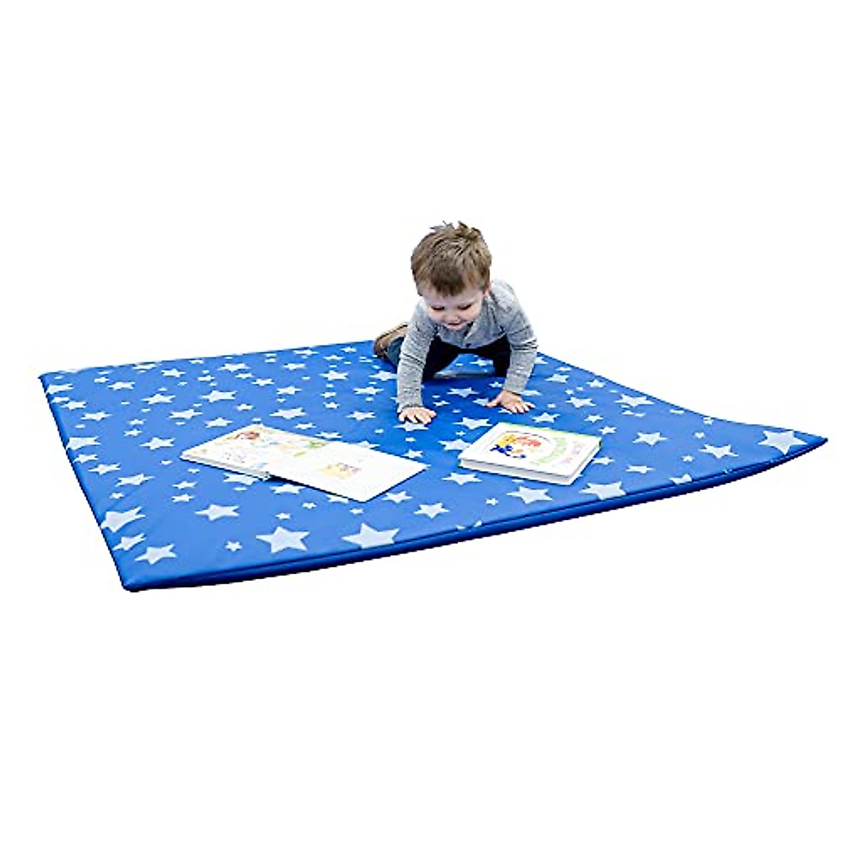 Children's Factory Starry Night Activity Mat, Foam Floor Play Mats for Kids/Infants, Baby Girl/Boy Play Mat for Playroom/Daycare/Preschool/Homeschool