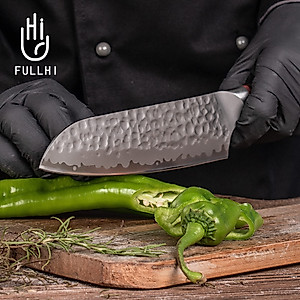 FULLHI Knife Set 13pcs Japanese Knife Set, Premium Japan Stainless Steel Kitchen Knife Set with Knife roll package