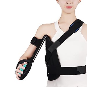 WILLQ Shoulder Abduction Sling Shoulder Immobilizer for Shoulder Injury Post-op Shoulder Arm Brace for Broken Fractured Bones Sublexion Surgery Dislocated Injury Support Broken Arm
