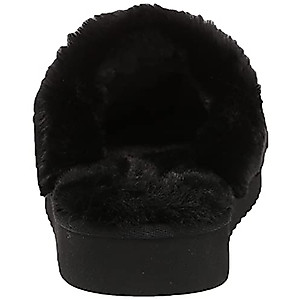 Koolaburra by UGG Women's POMI Slipper, Black, 8