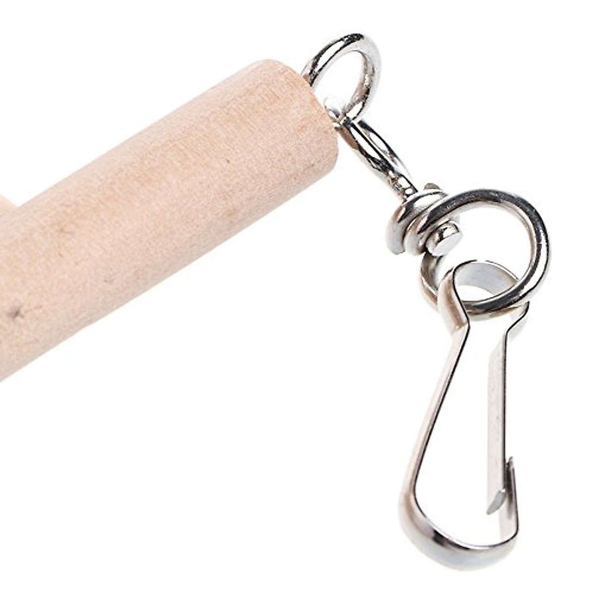 Parrot Wooden Bird Swing Parakeet Cage Hammock Hanging Toy for Small Parakeets Cockatiels Conures Macaws Parrots Love Birds Finches