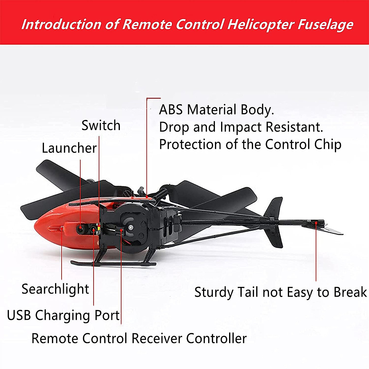 Remote Control Helicopter, 2-Channel RC Helicopter Toys for Kids, 2.4 GHz High and Low 2 Speed Up and Down Flying Remote Helicopter Toy Gift，Mini Helicopter is Suitable for Boys, Kid, and Beginner