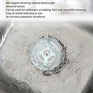 Panv Mini Dishwasher, Kitchen Sink Fruit Dishwasher, 30 Minutes Automatic Shutdown, USB Ultrasonic Dishwasher, Mini Ultrasonic Washing Machine for Home, Apartment, Travel, College Room