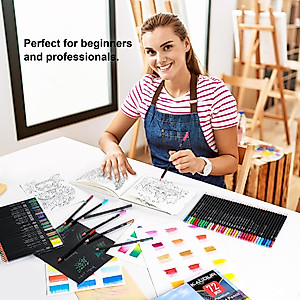 KALOUR 72 Count Colored Pencils for Adult Coloring Books, Soft Core,Ideal for Drawing Blending Shading,Color Pencils Set Gift for Beginners Artists