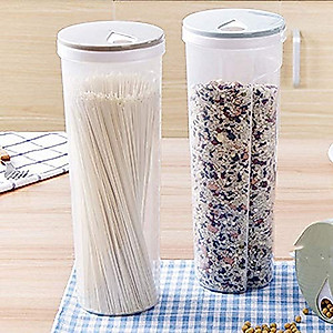 FRIDG Noodle Grain Cereal Bean Food Storage Container Kitchen Sealed Plastic Fresh-keeping Box Khaki