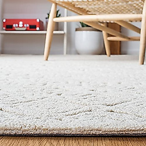 SAFAVIEH Textural Collection 8' x 10' Ivory TXT101A Handmade Premium Wool Area Rug