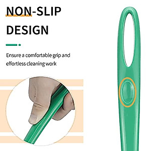 Pawfly Aquarium Algae Scraper Sponge Brush Cleaning Scrubber with 10 inch Non-Slip Handle for Glass Fish Tanks