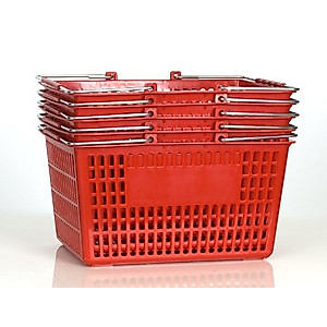 Red Shopping Basket Set