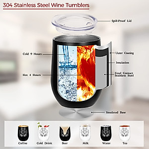 HNSHAG House Warming Gifts for New Home - Housewarming Gift Ideas for Women Couples - Funny Essentials Cutting Board Wine Glasses Gifts Box for New House