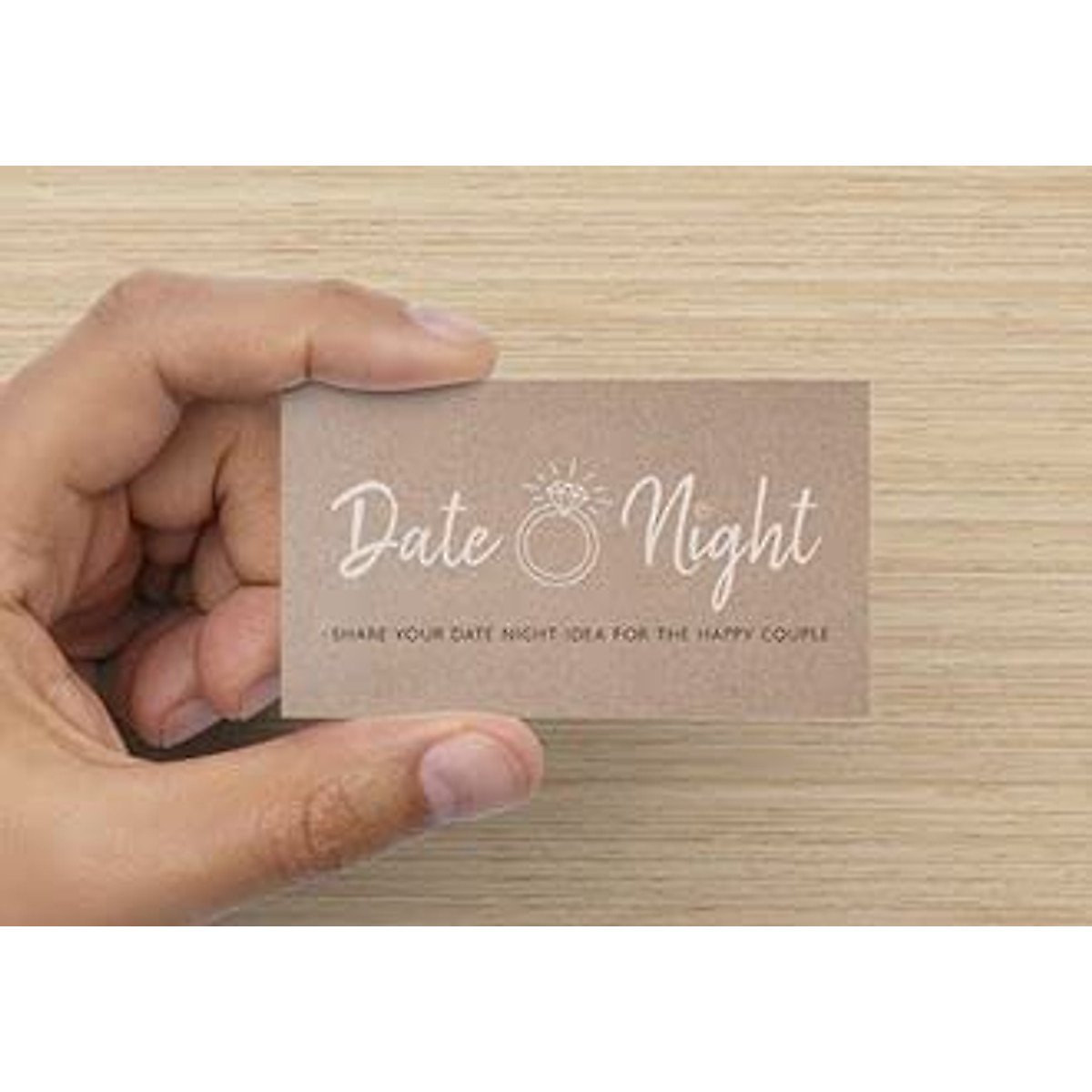 Your Main Event Prints Bridal Shower Games, Fun Activities, Kraft Minimalist Style (Date Night Game)