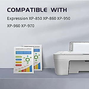 ZIPRINT Remanufactured Ink Cartridge Replacement for EPSON 277XL 277 T277 to use with XP-850 XP-860 XP-950 XP-960 XP-970 Printer (2Black, 1Cyan, 1Magenta, 1Yellow, 1Light Cyan, 1Light Magenta)