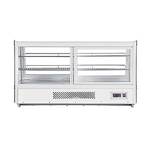 KoolMore CDC-250-WH 48 in. Self-Service Countertop Bakery Display Refrigerator in White