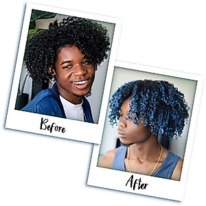 CURLSMITH - Hair Makeup - Vegan Temporary Hair Color and Styling Gel (Turquoise 3fl.oz)