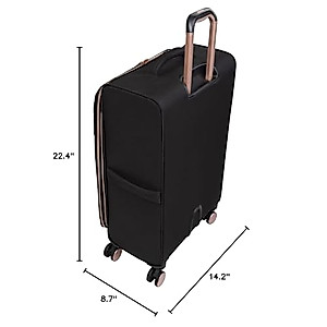 it luggage Divinity II 22" Softside Carry-On 8 Wheel Spinner, Black