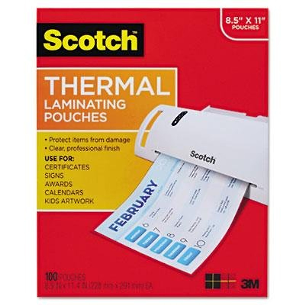 Scotch Thermal Laminating Pouches Premium Quality, 5 Mil Thick for Extra Protection, 20 Pack Photo Size Laminating Sheets, Our Most Durable Lamination Pouch, 5 x7 inches, Clear (TP5903-20)