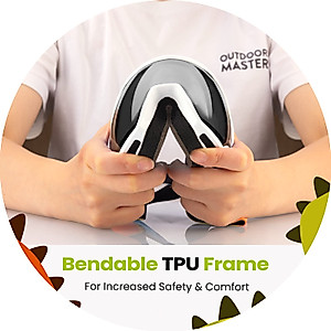 OutdoorMaster Kids Ski Goggles, Snowboard Goggles - Youth Snow Goggles - Green Vally