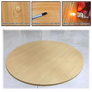 Lazy Susan TurntableØ 20" 24" 28" 32" 36" 39" Rotating Plate, Easy To Share Food Wood Dining Table Turntable, 360° Smooth Rotation Hotel Tabletop Service Plate