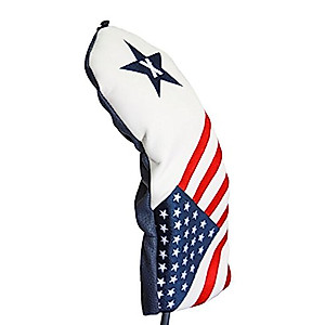 USA Patriot Golf Limited Edition Vintage Retro Patriotic X Metal Fairway Wood Headcover