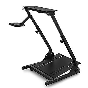 SmarketBuy Racing Wheel Stand Height Adjustable Driving Simulator Cockpit Compatible with Logitech G25, G27, G29, G920 Gaming Cockpit