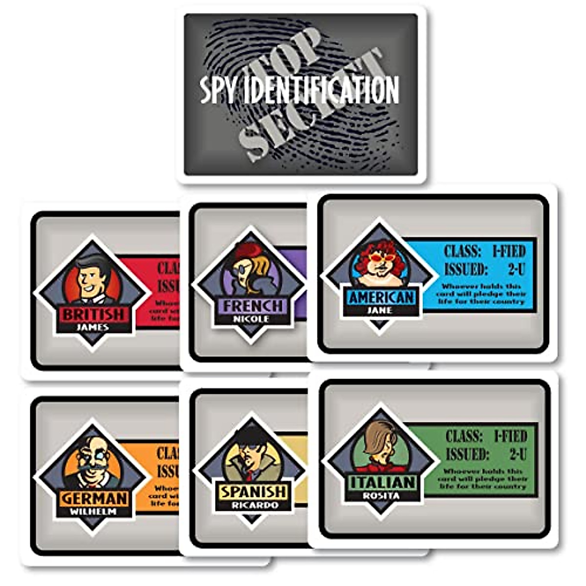 SPY ALLEY Card Game - 2-6 Players - The Card Game That Likes to Live Dangerously - Game Night Shaken Not Stirred