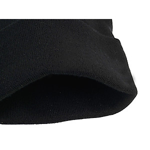 TOP HEADWEAR Men's California LA Los Angeles Old English Long Cuff Beanie, Black