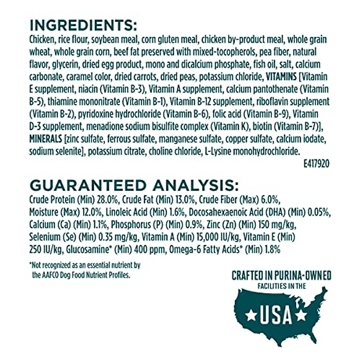 Purina ONE Plus Large Breed Puppy Food Dry Formula - 40 Lb. Bag.