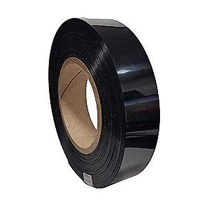 Decorative Gondola Shelving Vinyl Insert for Ticket Channel 130 FT. x 1.25 in. - 10 Pack - Black