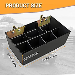 E-Track Basket E-Track Storage Box & Dividers Organizer for E-Track Systems Enclosed Trailer Tool Box for Garage, Workshop, Warehouse – Wall-Mounted Hanging Tool Box