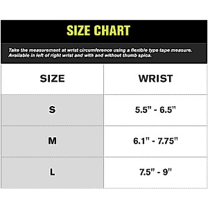 Aircast A2 Wrist Support Brace Without Thumb Spica: Left Hand, Medium