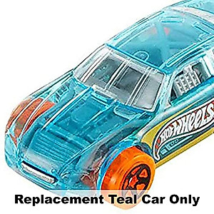 Replacement Part for Hot Wheels Mega Racer Track Builder ~ FTL69 - Replacement Teal Car