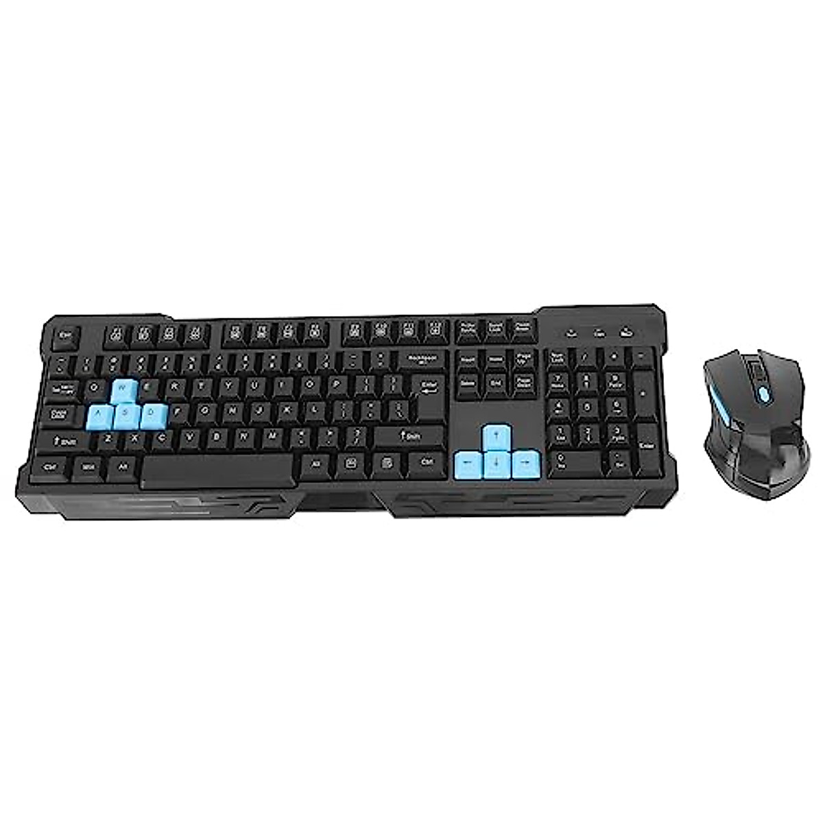 Rosvola Gaming Keyboard and Mouse Set Wireless Keyboard Mouse with Fast Decoding Speed and USB Gaming Receiver