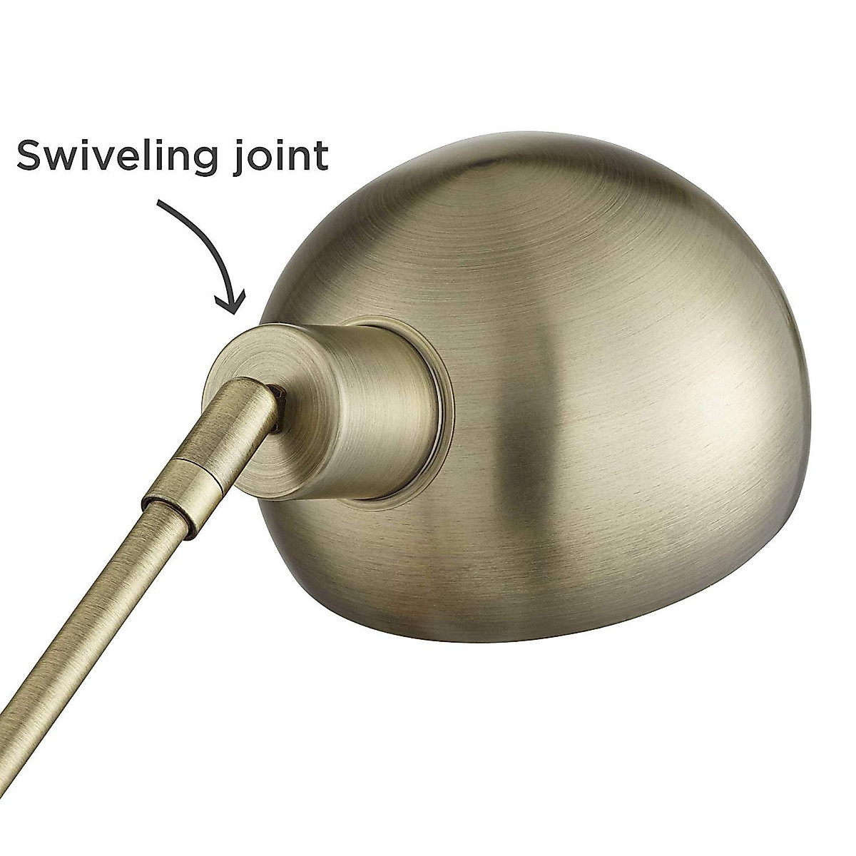 OttLite Refine LED Antique Brass Desk Lamp